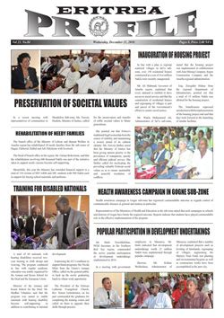 Eritrea Profile 21122016 Pdf Eritrea Ministry Of Information