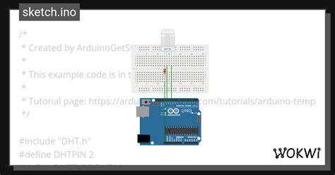 Temperature And Humidity Sensor Wokwi ESP32 STM32 Arduino Simulator