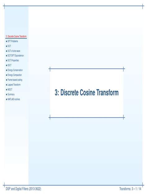 transforms pdf discrete fourier transform trigonometric functions