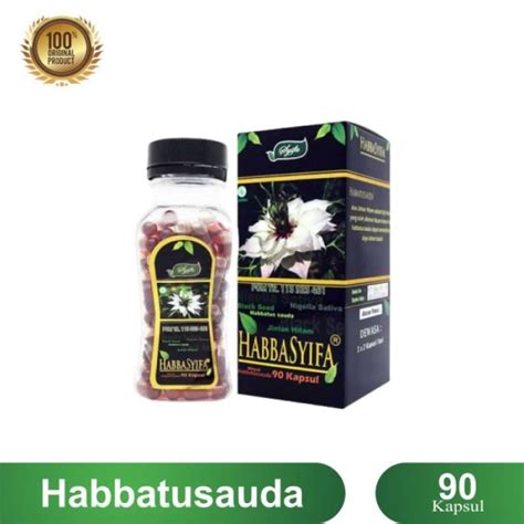 Promo Habbasyifa 90 Kapsul Minyak Oil Habbatussauda Jinten Hitam Asli