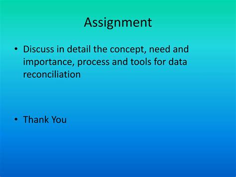 Data Warehouse 14 Data Reconciliation Tools Pptx