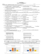 Statistics And Probability Exam Questions And Answers For Course Hero