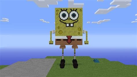 Spongebob Statue Minecraft