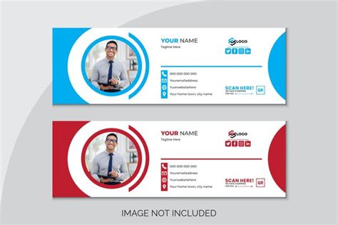 Premium Vector Corporate Business Professional Modern Email Signature