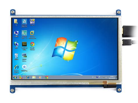 raspberry pi waveshare 7inch hdmi lcd b mit zweifarbigem gehäuse