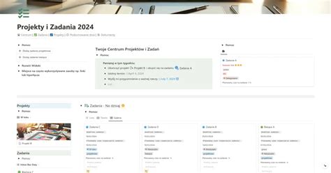Zadania I Projekty Darmowy Szablon Fibon