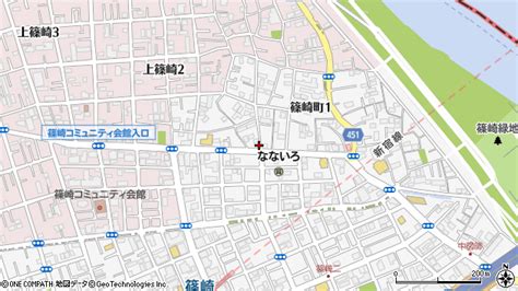 東京都江戸川区篠崎町1丁目 地図（住所一覧から検索） ：マピオン