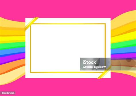 화려한 배경에 황금 프레임 평면 평신도 멀티 컬러에 빈 인증서 A4 프레임 A4 인증서 템플릿 유행과 현대적인 스타일 인증서 간단한 골드 프레임과 인증서 템플릿 골동품에