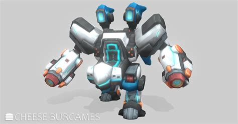 Cartoon Mecha Skin 2 3d Robots Unity Asset Store