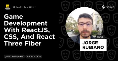 game development with reactjs css and react three fiber by jorge rubiano