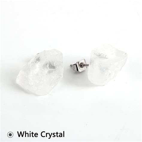 50mm Large Natural Stone Earrings For Women Earrings Agates Crystal