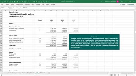 Annual Financial Statements Template Excel Skills