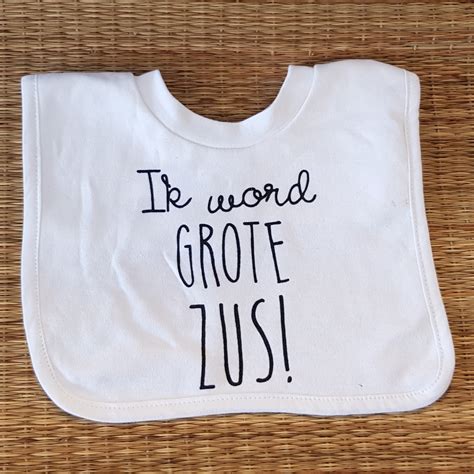 Baby Slabbetje Met Tekst Ik Word Grote Zus