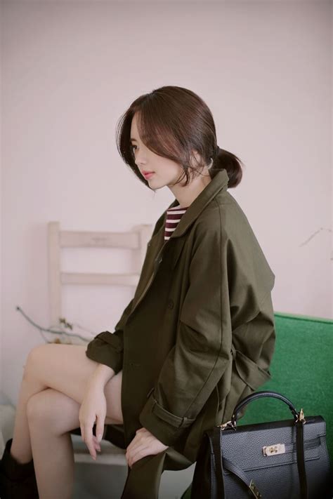 Pin By Carmel On Yoon Seon Yeong Raincoat Seon Model