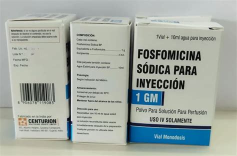 Fosfomycin Sodium 1 Gm For Injection At Best Price In Vadodara