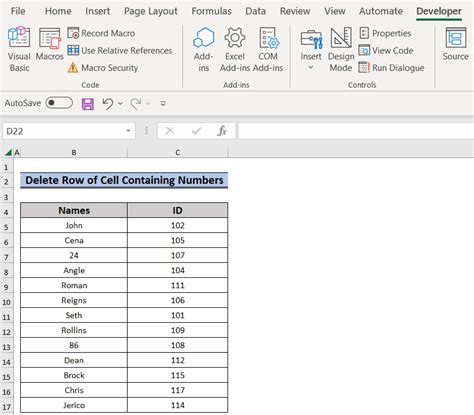 How To Delete Row If Cell Contains Value Using Macro In Excel Examples