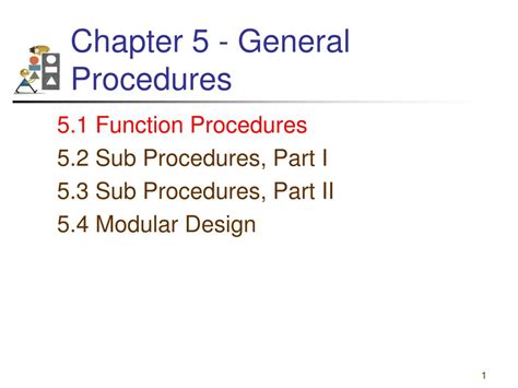 Ppt Chapter 5 General Procedures Powerpoint Presentation Free Download Id 4126985