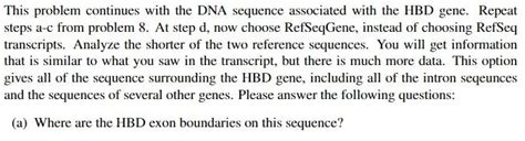 Solved This Problem Continues With The DNA Sequence Chegg Com