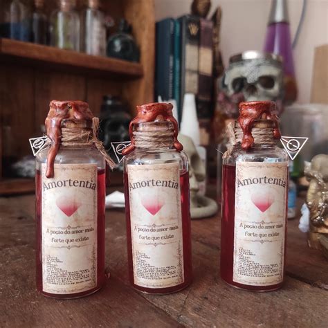 Po O Do Amor Edi O Luxo Amortentia Harry Potter Feita A M O Em Frasco De Vidro Shopee Brasil