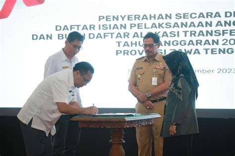 Jateng Dapat Alokasi APBN 2024 Rp111 Triliun Nana Untuk