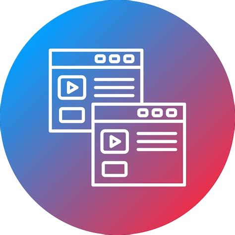 Premium Vector Duplicate Browser Icon Vector Image Can Be Used For Seo And Sem