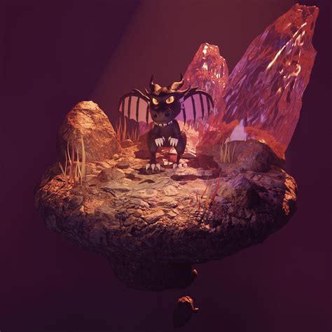 Mini Fatalis From Monster Hunter R Blender