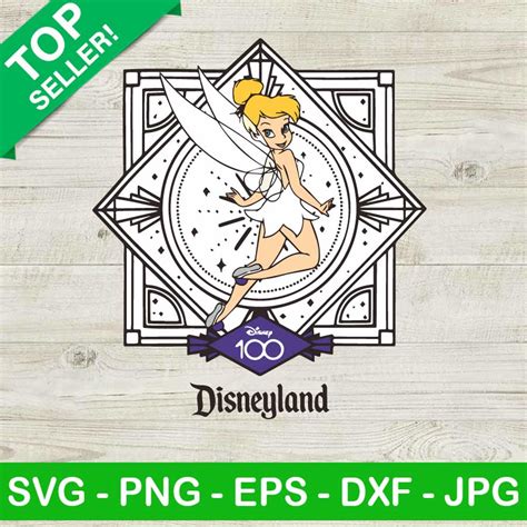 Tinkerbell Disney 100 Years Of Wonder Svg Tinkerbell Disneyland Svg