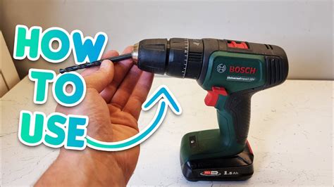 How To Use A Bosch Drill Youtube