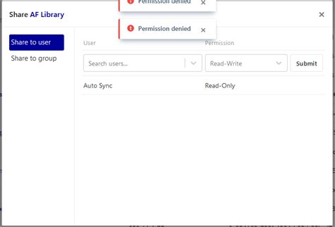 ERROR WARNING When Sharing Libary Seafile Server Seafile Community