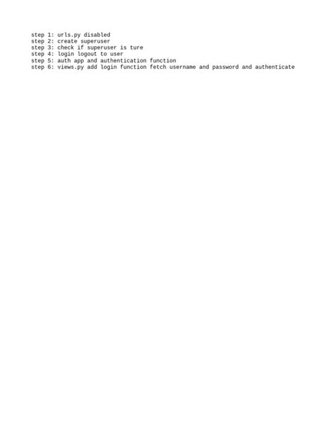 Django Admin Steps Pdf
