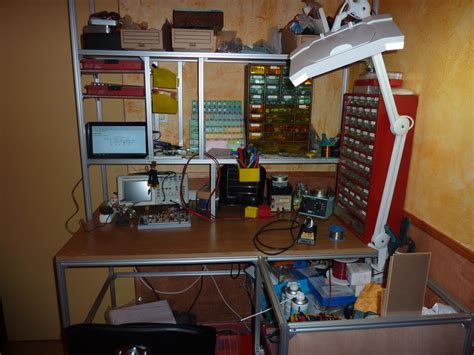 A Respectable Electronics Bench Thats Not A Pain To Move Hackaday