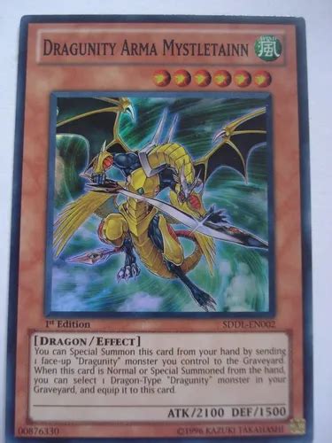 Yugioh Dragunity Arma Mystletainn Meses Sin Interés