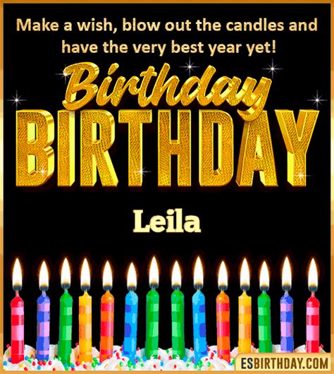 Happy Birthday Leila Images Animated Wishes28 GiFs