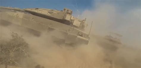 Hamas Fighter Shown Placing Bomb On Israeli Merkava Tank The Drive