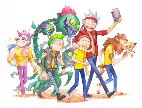 Pocket Mortys By Carassiusvigorous On Deviantart