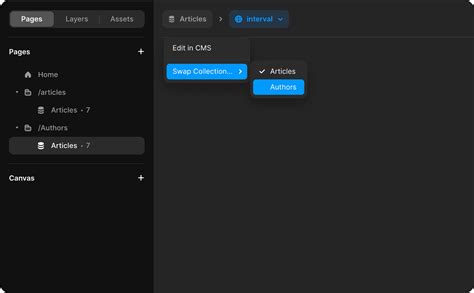 How To Duplicate A Cms Page And Connect It To A Different Cms — Framer Help