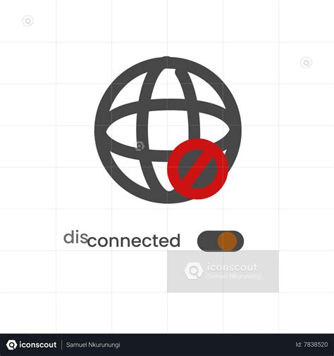 Internet Disconnected Animated Icon Free Download Network