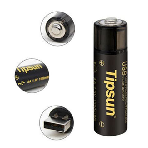Buy Wholesale China Usb V Mah High Capacity Aa Li Ion Rechargeable Battery Usb Lithium