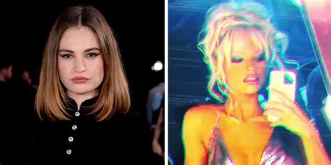 See Lily James Look Exactly Like Pamela Anderson In New ‘pam And Tommy