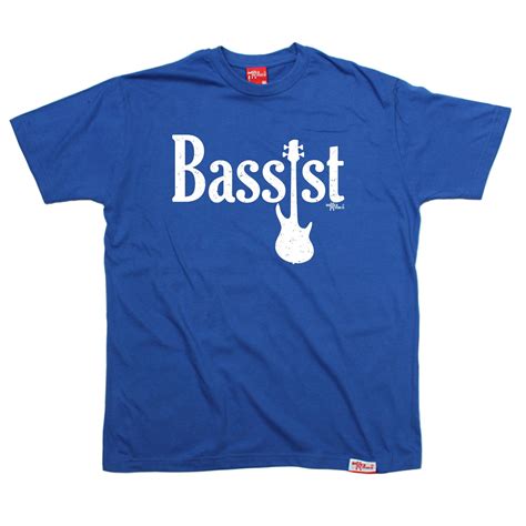 Bassist Guitar T Shirt Bass Instrument Band Amps Fender Funny Birthday T