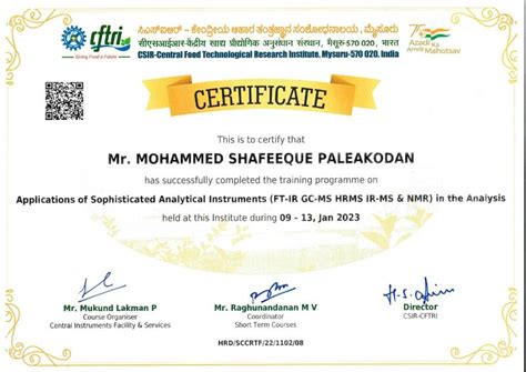Mohammed Shafeeque On Linkedin Successfully Completed A Short Term