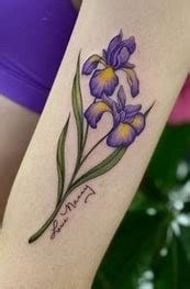 What Does A Tattoo Of An Iris Mean Tattooadore