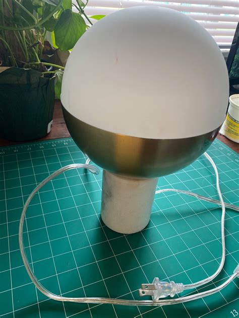 Intertek Hextra Mcm Style Glass Brass Globe Diffuser Marble Cylinder