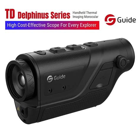 Guide Td210 휴대용 열 화상 카메라 사냥 단안 Td 210 야간 투시경 적외선 이미징 카메라 망원경