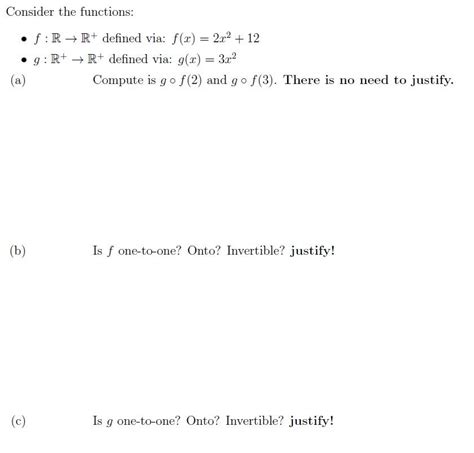 solved consider the functions f r → r defined via