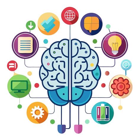 Premium Vector Artificial Ai Brain Icon Ai Machine Digital Robot Hand