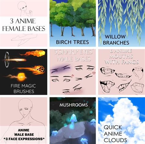 Some Of My Brushes By Aridanblack On Deviantart