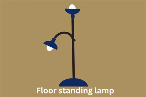 Floor Standing Lamp Vector Graphic By Hossaindipa34 · Creative Fabrica