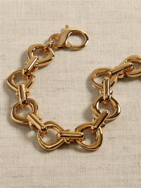 Banana Republic Ravena Link Bracelet Aureus Argent Mall Of America®