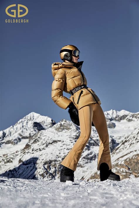 Goldbergh Gold Beige Ski Outfit Artofit